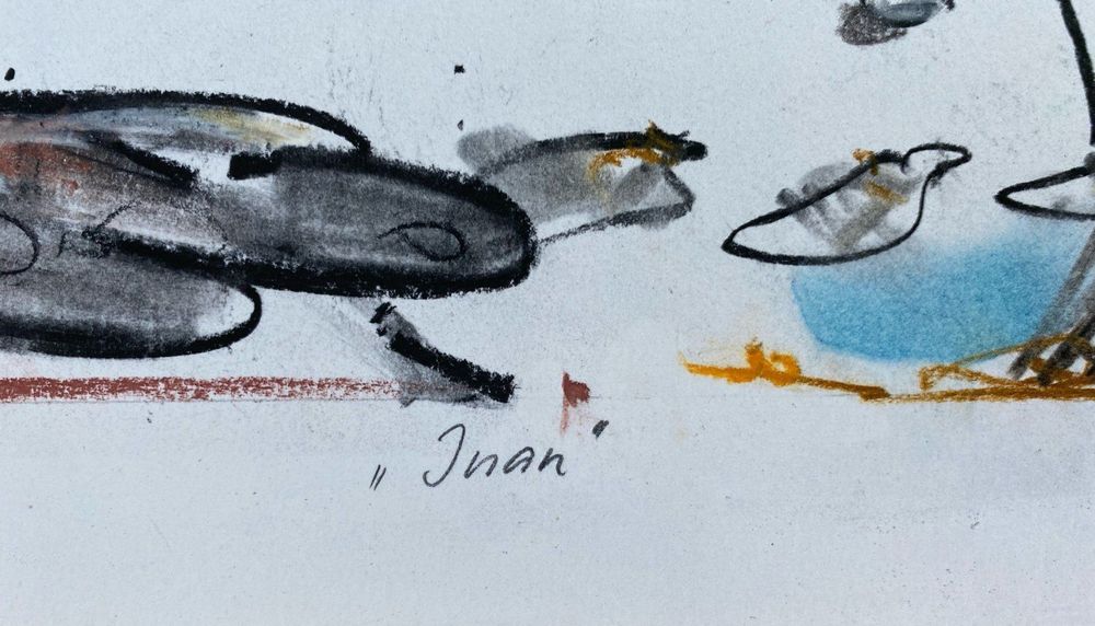 Walter Kohler-Chevalier Zeichnung 1977 | Kaufen auf Ricardo