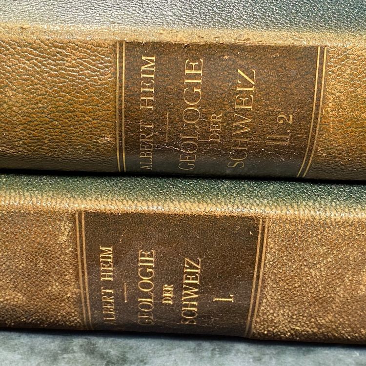 Geologie der Schweiz in zwei Bänden. Albert Heim. 1919 | Kaufen auf Ricardo