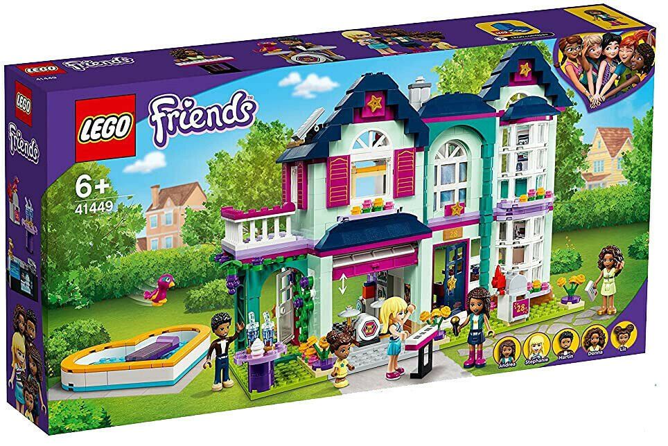 LEGO FRIENDS 41449 LA VILLETTA FAMILIARE DI ANDREA new (Nuovo e nell ...