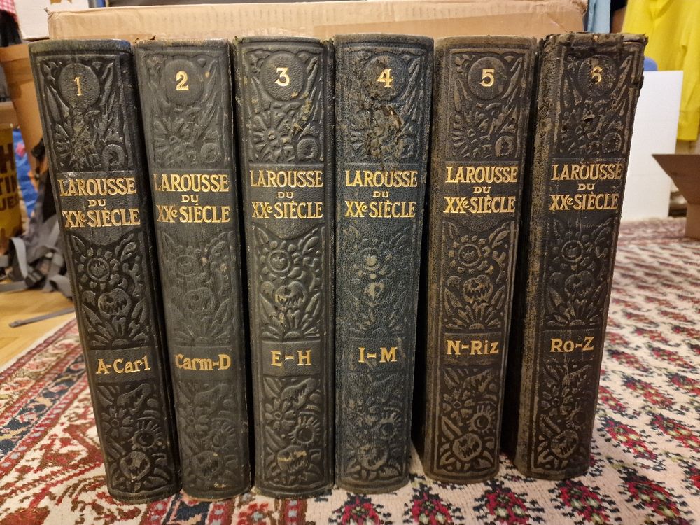 Larousse du XXe siècle, 1928, 6 volumes (Gebraucht) in Basel für CHF 10 ...