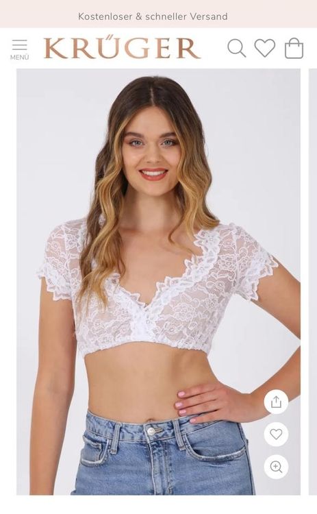 Krüger Dirndlbluse Carina (Neu (gemäss Beschreibung)) in Uster für CHF 42 – mit Lieferung auf ...