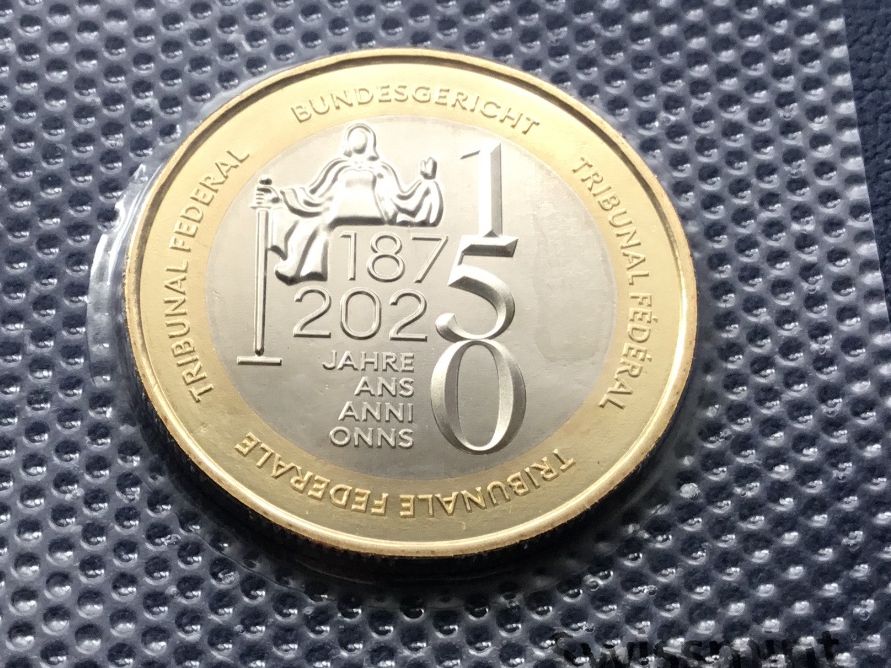 10 Franken 150 Jahre Bundesgericht 2025 ausverkauft Stgl (Neu und originalverpackt) in St ...