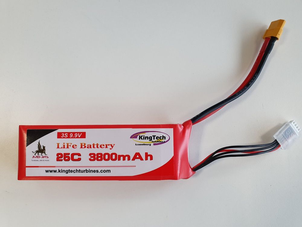 KingTech Turbinen-Akku LiFe 3800mAh 3S 9.9V 25C | Kaufen auf Ricardo