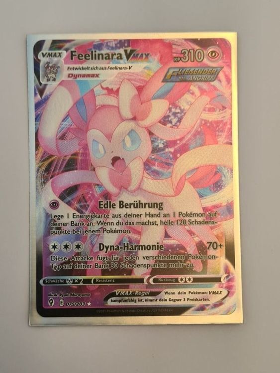 Pokemonkarte Feelinara Vmax 075/203 (Neu (gemäss Beschreibung)) in ...