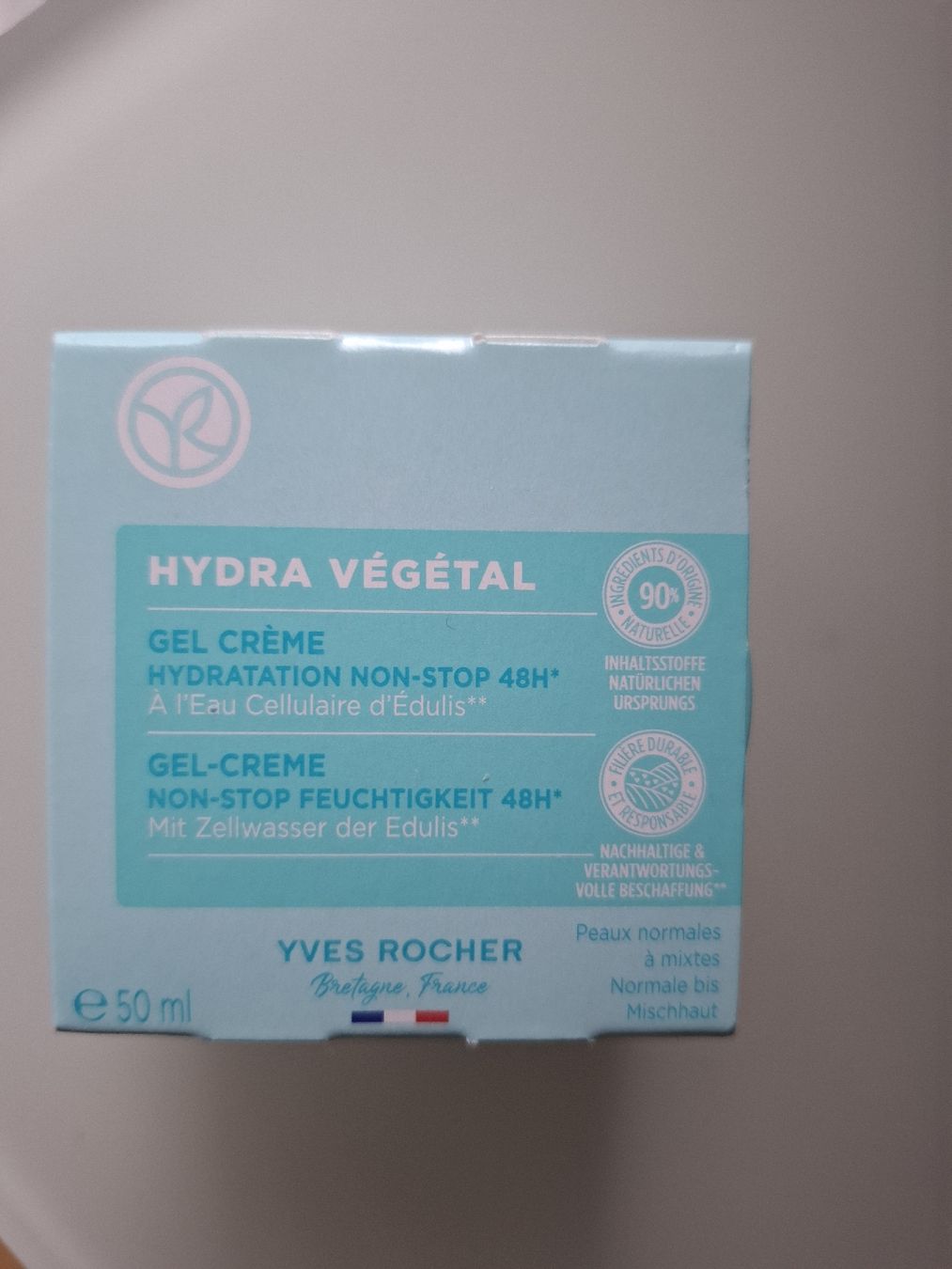 Hydra végétal Gel Crème Yves Rocher (Neuf avec emballage d'origine) à ...