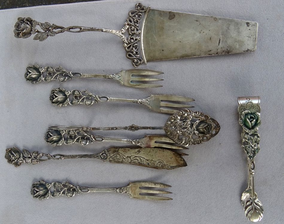 Lot Silberbesteck 800 Hildesheimer Rose (Gebraucht) in Bern für CHF 74 – mit Lieferung auf ...