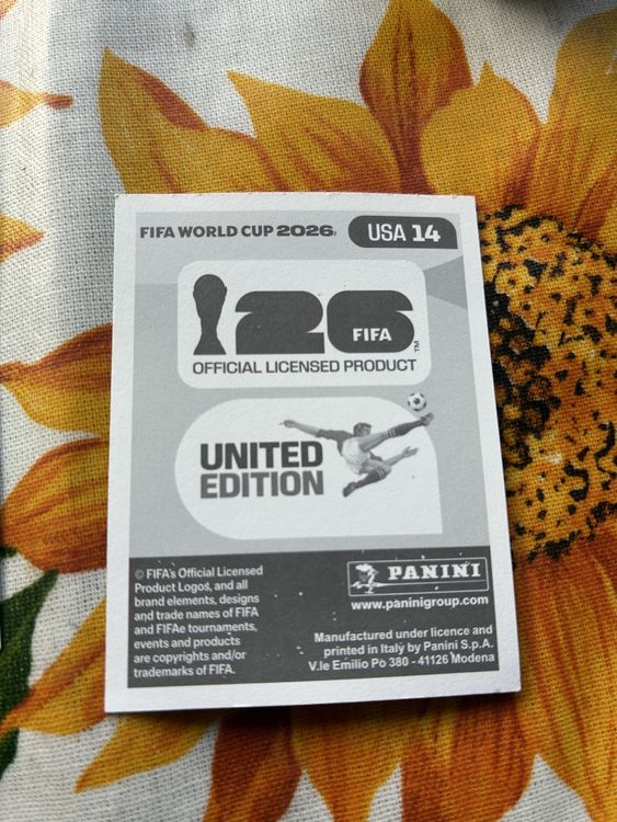 Panini FIFA WM 2026 Sticker Diego Luna USA 14 (Gebraucht) in Wettingen ...