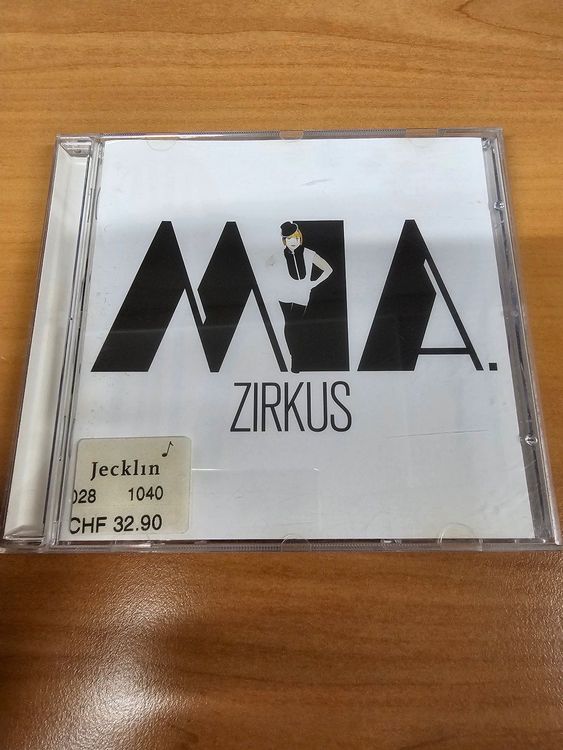 CD - MIA. – Zirkus (Gebraucht) in Biberist für CHF 0.5 – mit Lieferung auf Ricardo kaufen