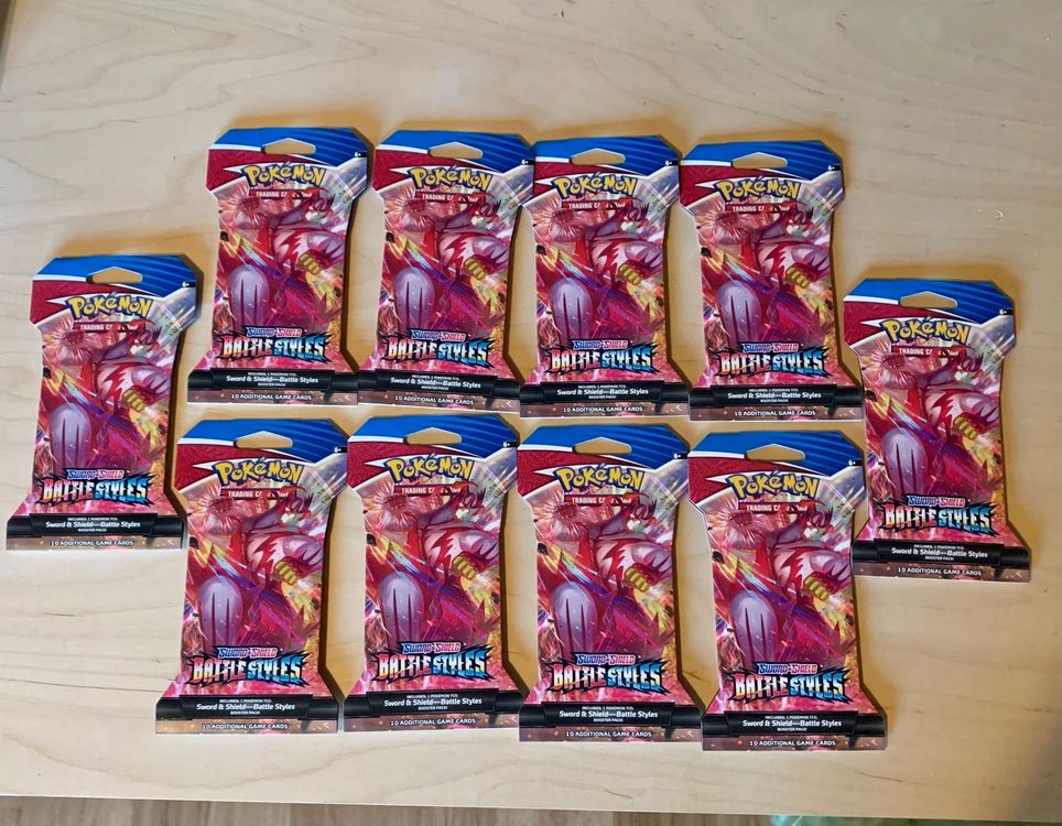 10 Pokémon Sword & Shield Battle Styles Booster (Neu und originalverpackt) in Plasselb für CHF ...