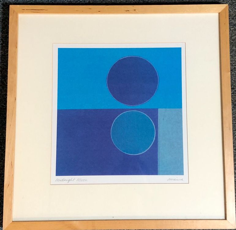 Moderne Serigraphie unleserlich Signiert | Kaufen auf Ricardo