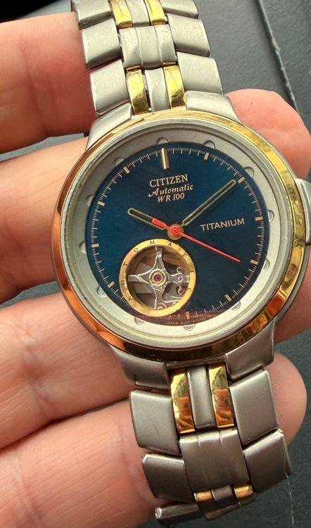 CITIZEN AUTOMATIC VR100 OPEN HEART TITANIUM HERREN UHR (Gebraucht) in ...
