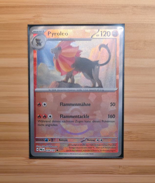 Pokémon - Pyroleo - Pokéball / Prismatische Entwicklungen (Neu (gemäss ...