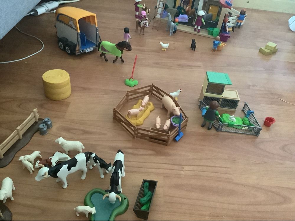Playmobil Country Pony Farm 5684 mit zusätzlichen Tieren (Gebraucht) in ...