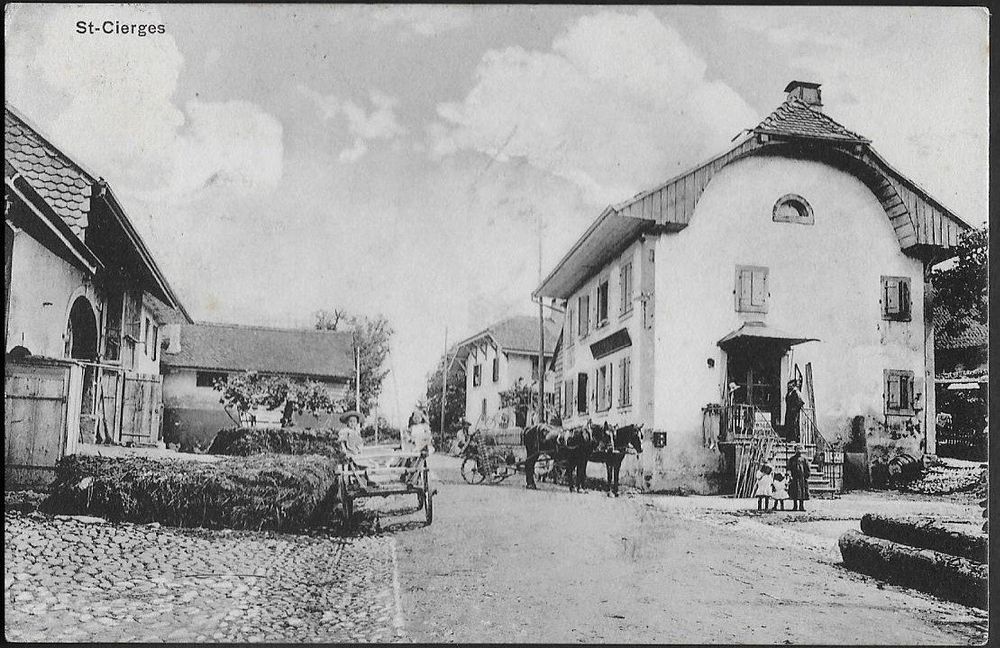 1917 AK ST.-CIERGES Ansicht belebt selten Top ab 1.- (Gebraucht) in ...