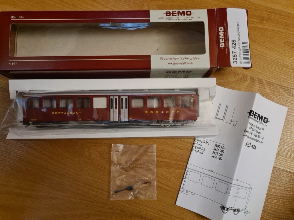 Bemo 3257 426 zb historic WR 426 Nostalg (Neu und originalverpackt) in Illhart für CHF 76 – mit ...