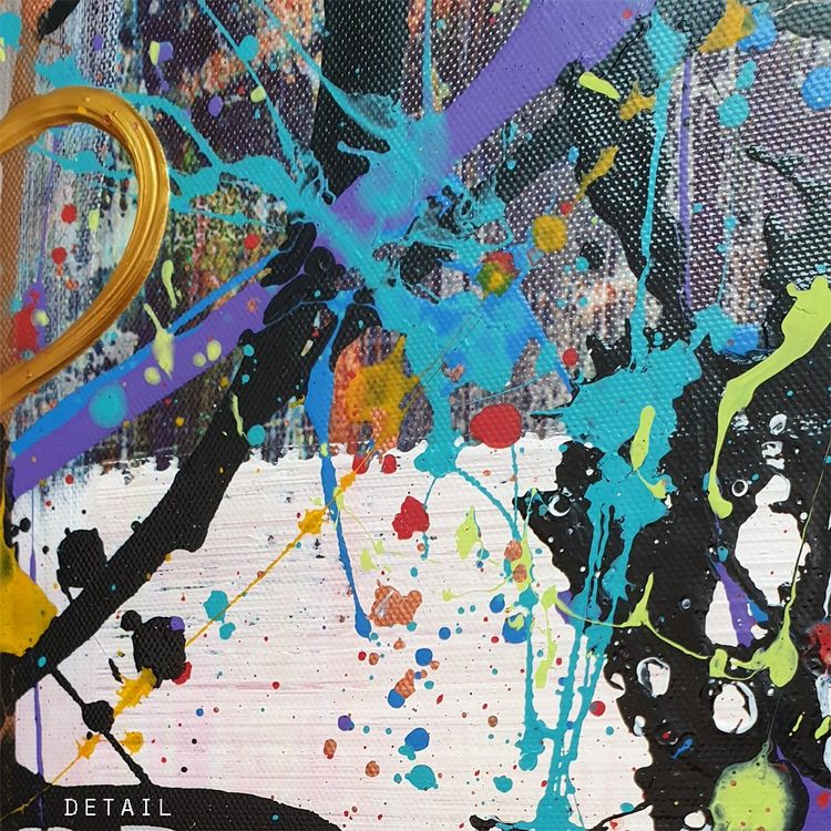 Original Kunst Galerie Gemälde "Shimmer" von Dieu (Neu (gemäss Beschreibung)) in Dresden für CHF ...