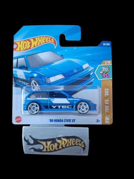 Hot Wheels HW: 70s vs. 90s 2025 90 Honda Civic EF 1/10 S (Neu und ...