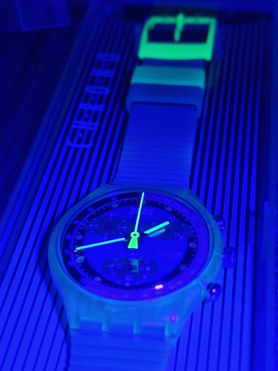 Vintage 1992 Swatch. Ref. SCK 101 "Blue Chip" 38mm (Gebraucht) in ...