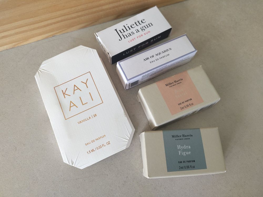 niche samples kayali sana jardin miller harris lust for sun (Neu ...