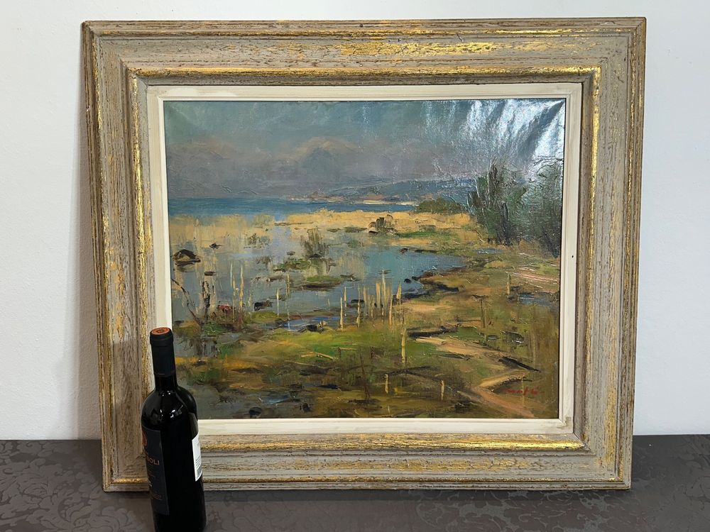 Walter MAFLI (1915-2017) Peinture sur toile signée | Kaufen auf Ricardo