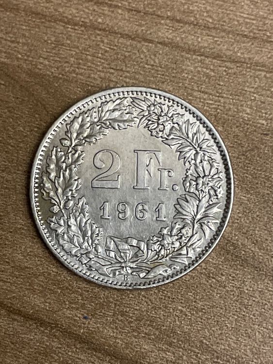 2 Franken Silber 1961 TOP (Gebraucht) in Schlossrued für CHF 6 – mit Lieferung auf Ricardo kaufen