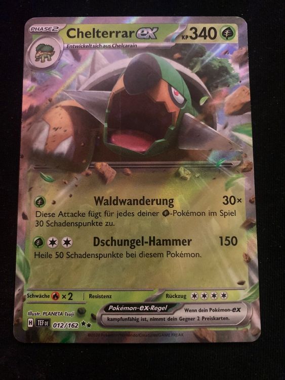 Pokemonkarte Chelterrar EX (Neu (gemäss Beschreibung)) in Stadel für ...