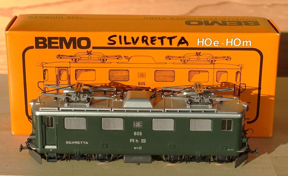 RhB Ge 4/4 I 605 Silvretta, Bemo Art. 1250, DC analog. (Gebraucht) in ...
