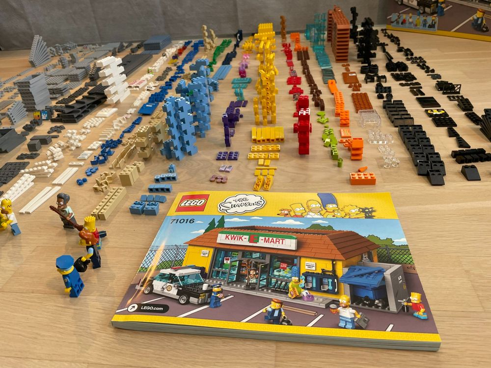 (100% complete!!!) LEGO 71016 The Simpsons Kwik-E-Mart (Neu (gemäss ...