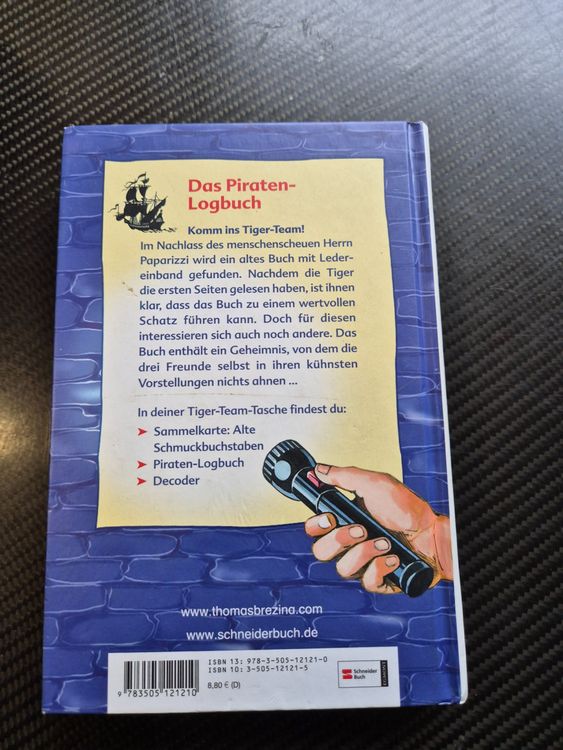 Tiger-Team Buch "Das Piraten-Logbuch" von Thomas Brezina (Gebraucht) in ...