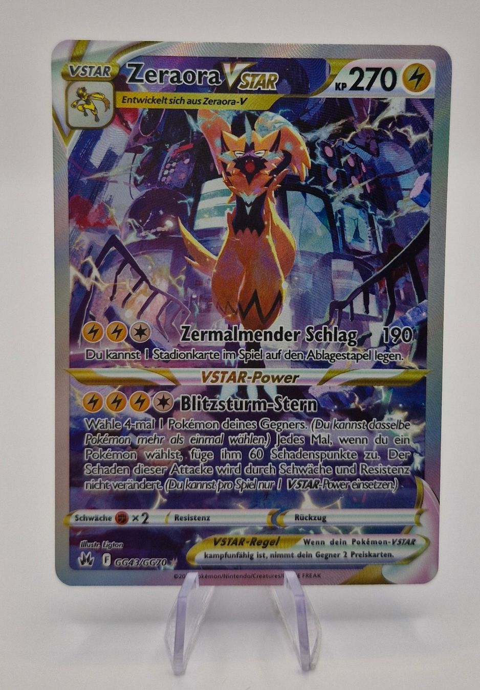 Zeraora VSTAR / Zenit der Könige / CRZ GG43 (Neu (gemäss Beschreibung)) in Arni AG für CHF 22 ...