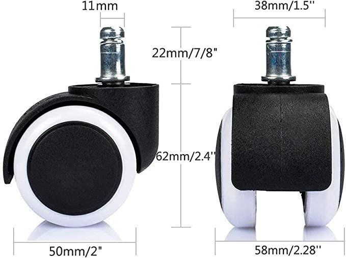 Bürostuhl Rollen - Roulettes fauteuil de bureau - Ruote | Kaufen auf ...