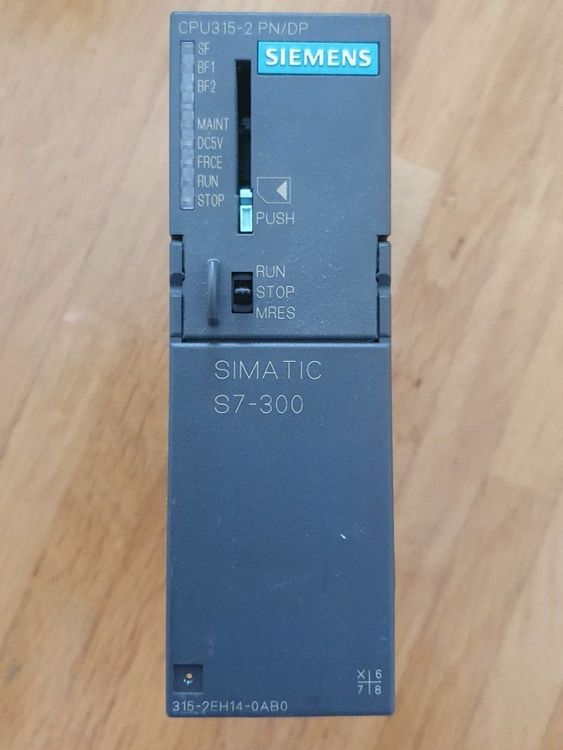 Siemens Simatic S7-300 CPU 315 2PN-DP (Gebraucht) in Bremgarten AG für ...