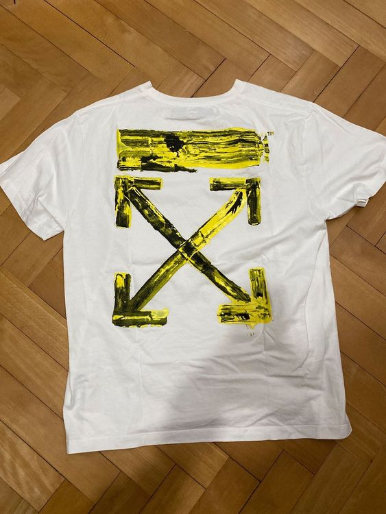 Off - White Acrylic Arrows S/S over te White Yellow | Kaufen auf Ricardo