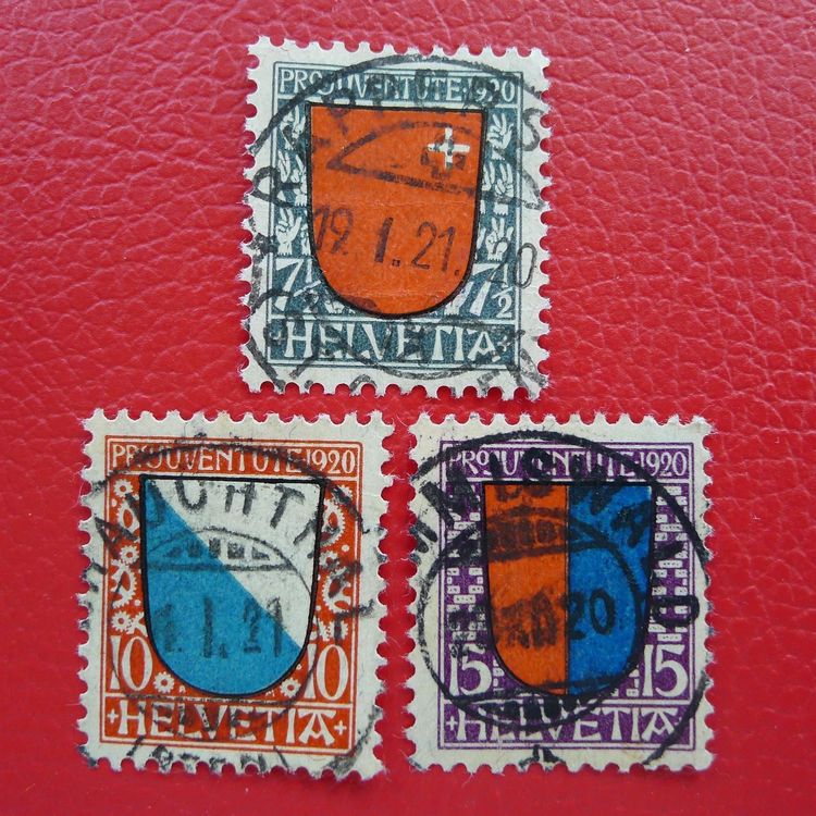 1920, J15-17, ideale Vollstempel RAPPERS (Gebraucht) in Sursee für CHF 20 – mit Lieferung auf ...