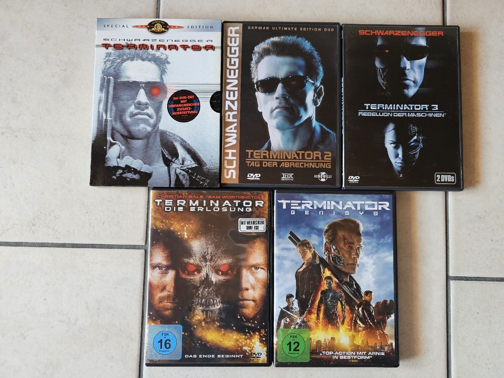Terminator - Teil 1 - 5 (Gebraucht) in Schneisingen für CHF 9.5 – mit ...