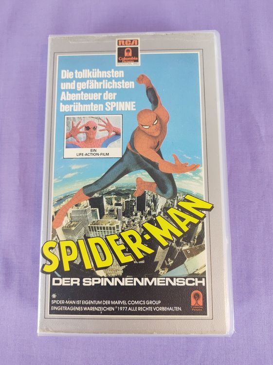 VHS-Videokassette: Spider-Man - Der Spinnenmensch RAR (Gebraucht) in ...