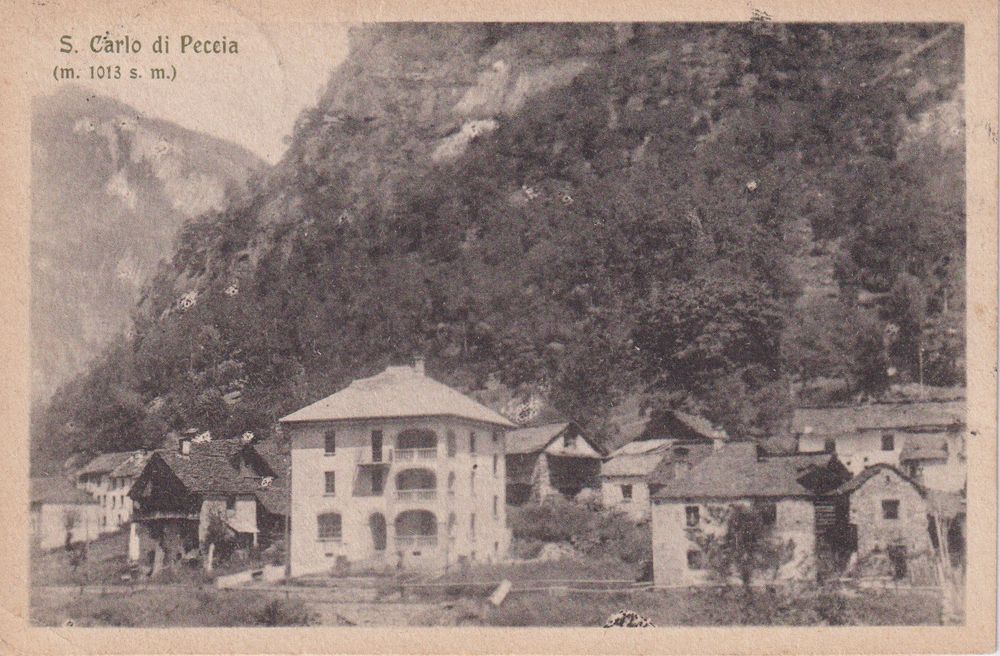 AK San Carlo di Peccia - Valle Maggia - Al Piano 1935, rara. (Usato) a ...