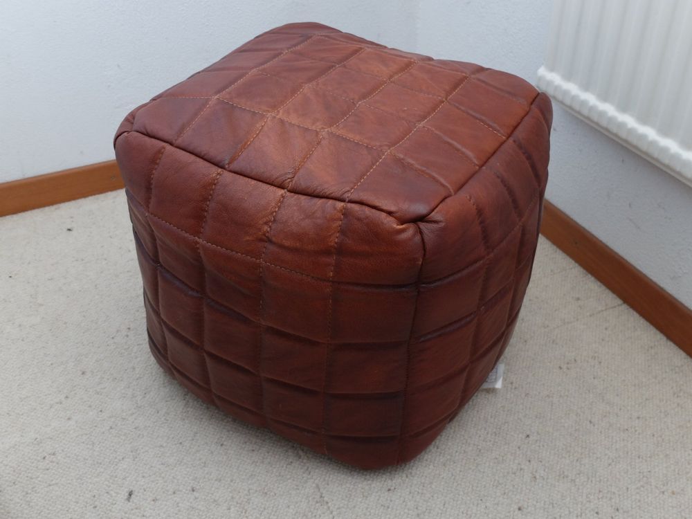 Hocker aus Leder - Lederhocker (Gebraucht) in Vinelz für CHF 20 – nur ...