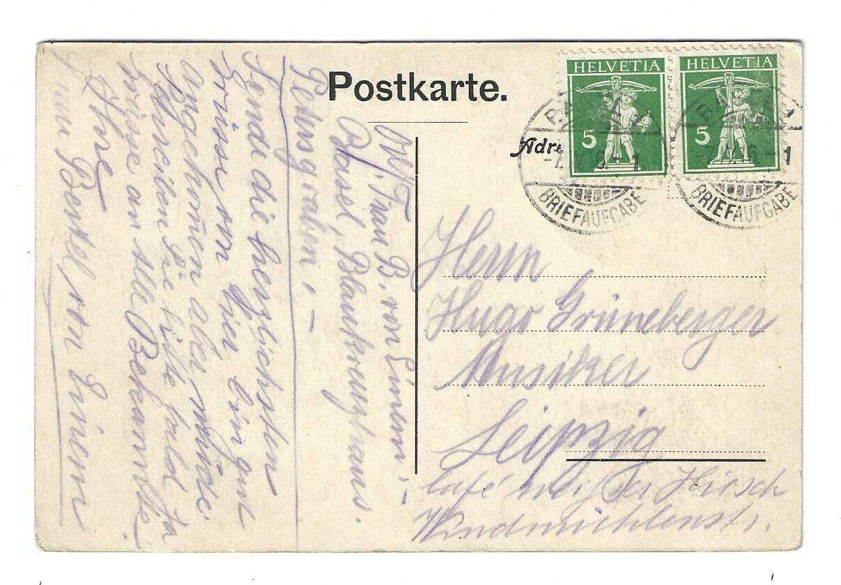 BASEL - Spalenberg, 1916, stark belebt / animiert (Gebraucht) in ...