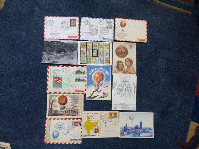 13 Ballon-Flugkarten,Künstler,F.Dolder,sign!,Weltkindertag | Kaufen auf ...