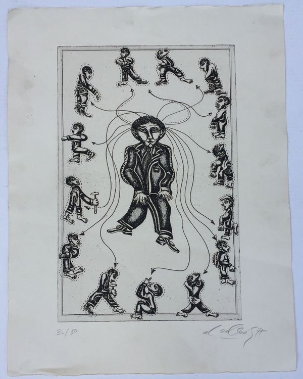 Alex SADKOWSKY Original Radierung Hands (Gebraucht) in Hochdorf für CHF ...