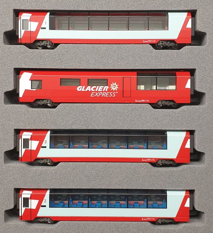 Kato Spur N, Glacier Express - Mit Standard Kupplung (Neu und ...
