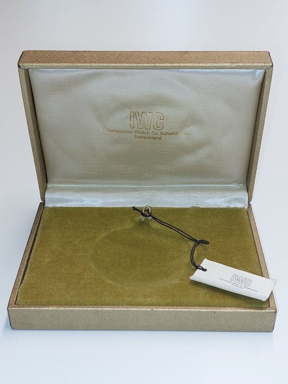 IWC Taschenuhr Box / Pocket Watch Box - VINTAGE | Kaufen auf Ricardo