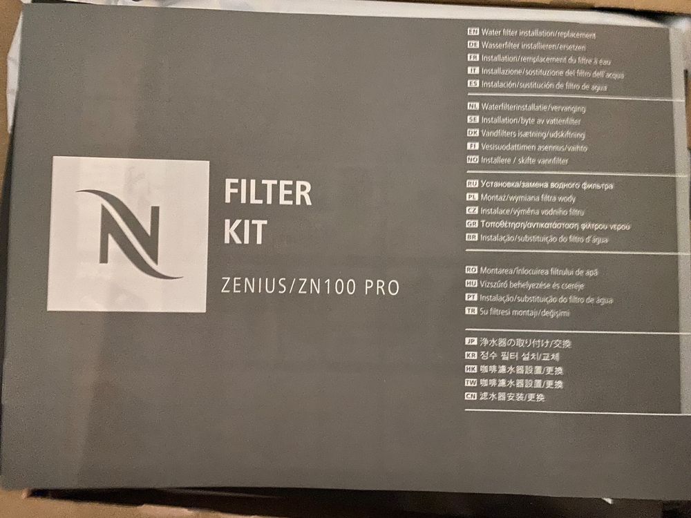 Nespresso Zenius ZN100 Pro Filter Kit, Aqua Clarity x 2 (Neu und ...