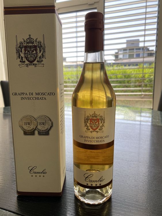 Grappa di Moscato Invecchiata ISW prämiert (Neu und originalverpackt) in Zollikon für CHF 14 ...