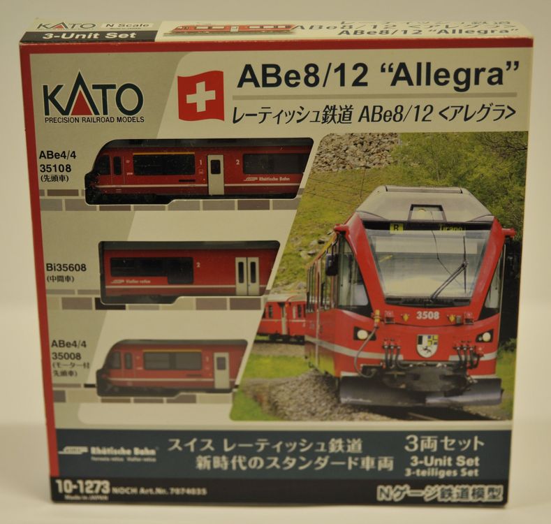 KATO RhB ABe 8/12 Allegra Triebzug Spur N (Gebraucht) in Arlesheim für CHF 152 – mit Lieferung ...