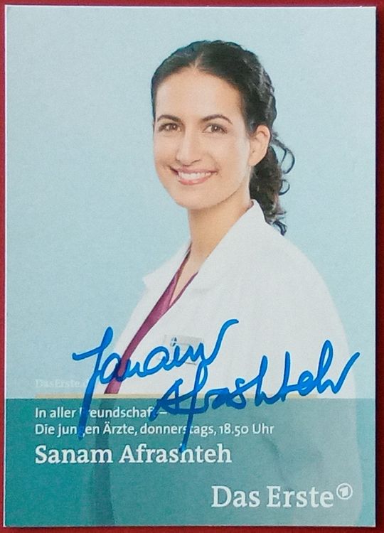 Sanam Afrashteh Autogramm signiert Fotopostkarte 10x15cm | Kaufen auf ...