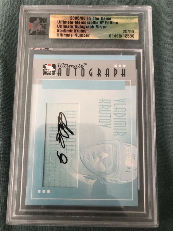 Vladimir Krutov ZSC Hockey Card signiert limitiert (Gebraucht) in ...