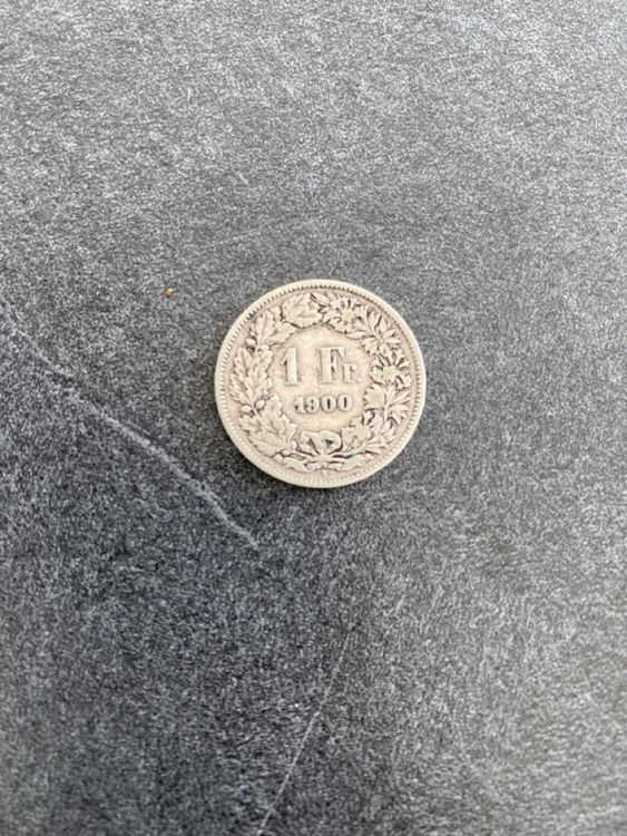 1900 Schweizer Münze 1 Franken. | Kaufen auf Ricardo