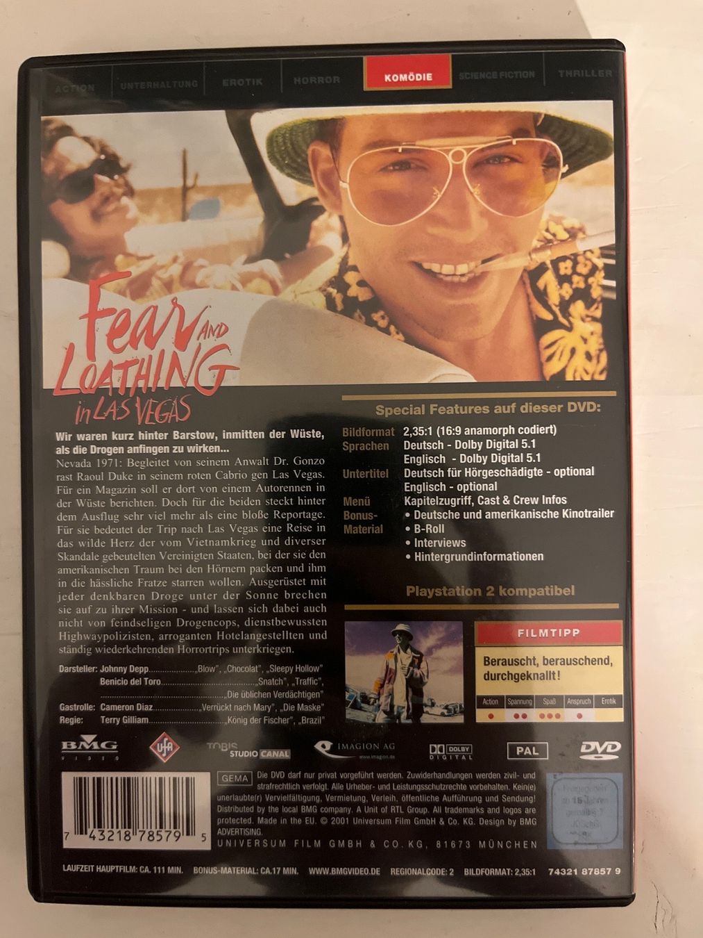 Fear and Loathing in Las Vegas (2001) DVD 📀 (Neu (gemäss Beschreibung)) in Sierre für CHF 4.95 ...